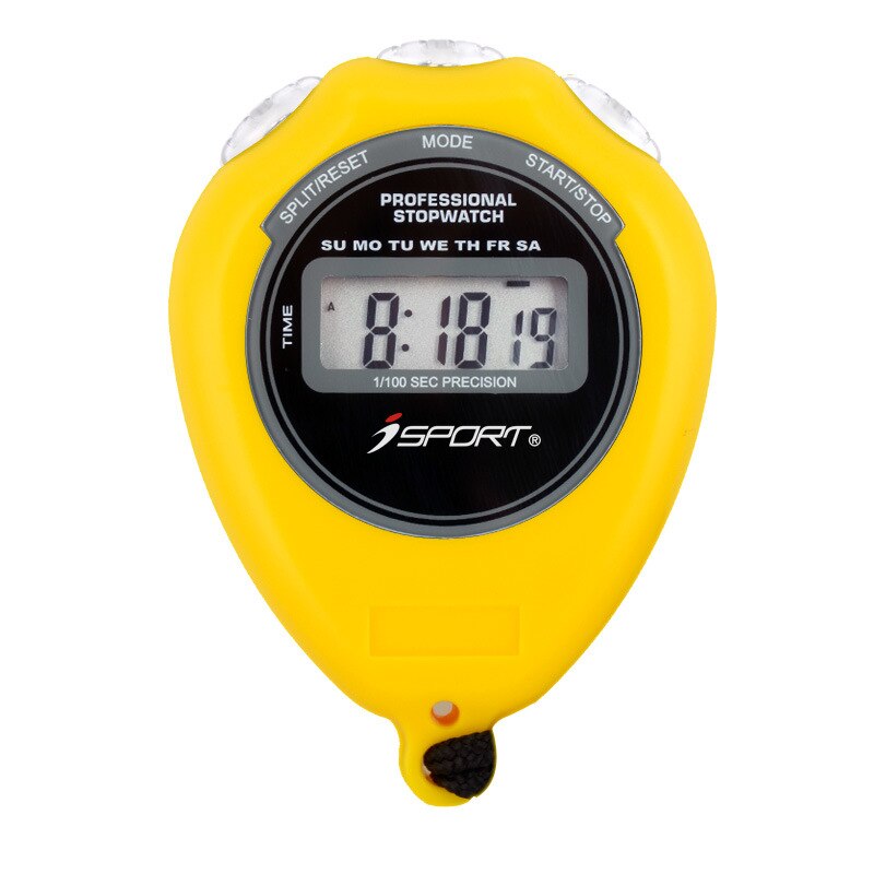 Sports Stopwatch Digital Handheld One Row seconds ... – Vicedeal