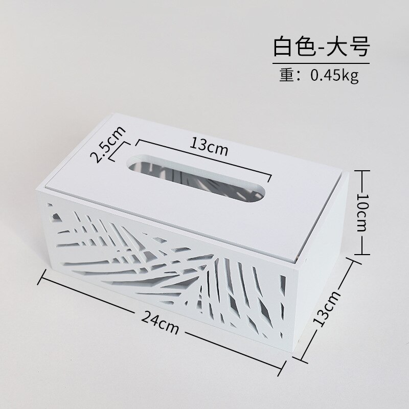 Nordic simple wooden hollow tissue box toilet pape... – Grandado