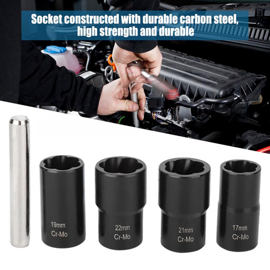 5Pcs Twist Socket Set Locking Wheel Nut Bolt Stud ... – Grandado