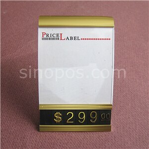 Aluminum Frame Price Tag Stand 5x8cm, adjustable n... – Grandado