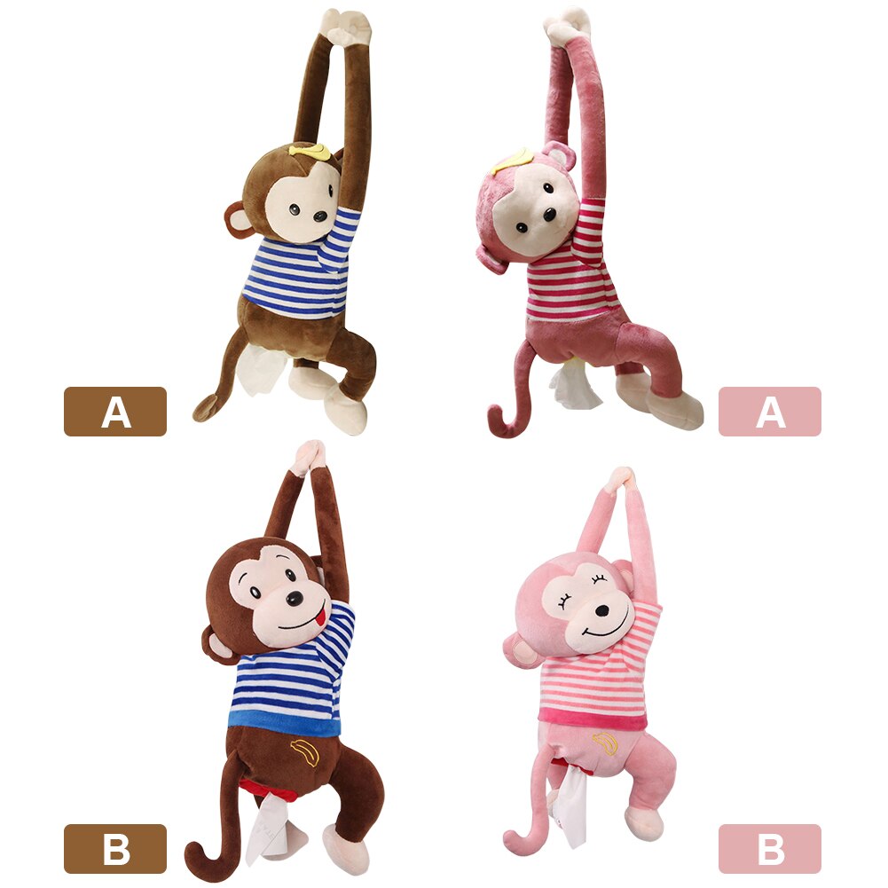 Servet Tissue Doos Creatieve Cartoon Aap Home Offi... – Grandado