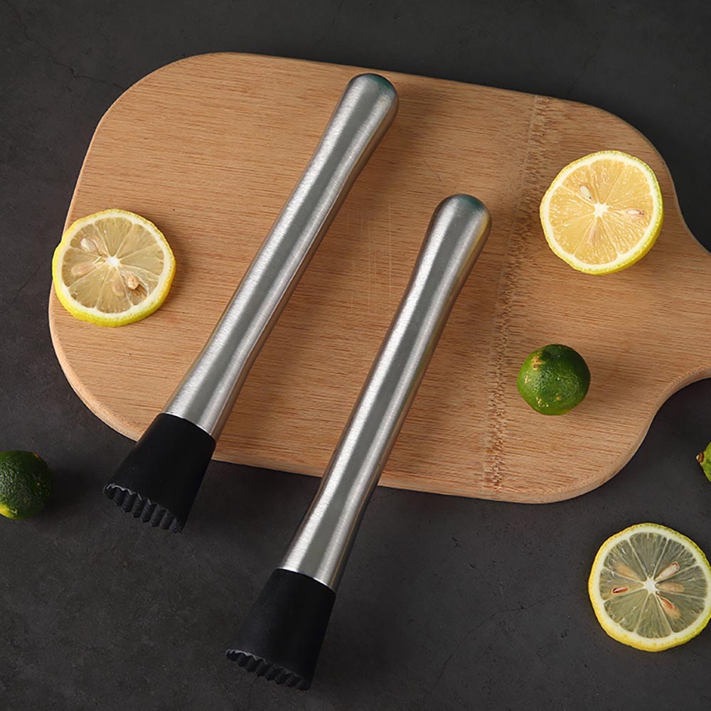 Stainless Steel Lemon Metal Masher Stir Bar Barten... – Grandado