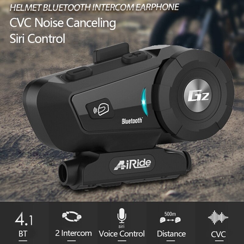 AiRide G2 Motorcycle Helmet Headphone 500M Bluetoo... – Vicedeal