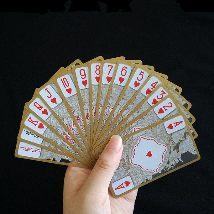 Gold Edge Playing Cards Accessories Travel 1PC Sup... – Grandado