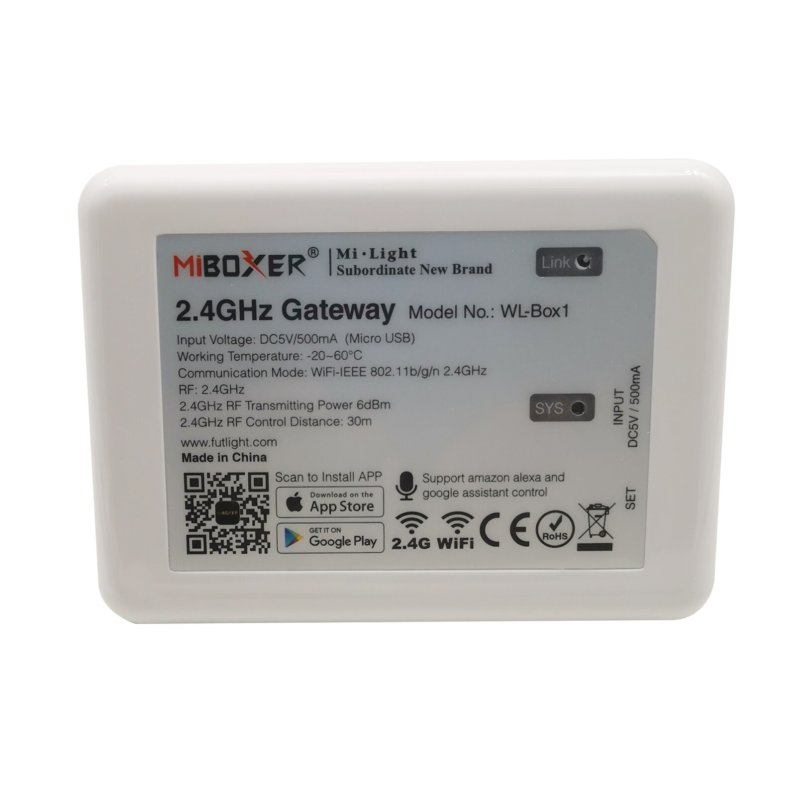 Mi.light wifi ibox controller dc5v kompatibel med... – Vicedeal