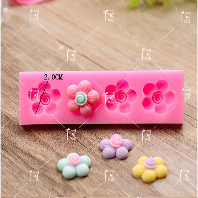 1PCS Beautiful Flowers silicone mold fondant mold ... – Grandado