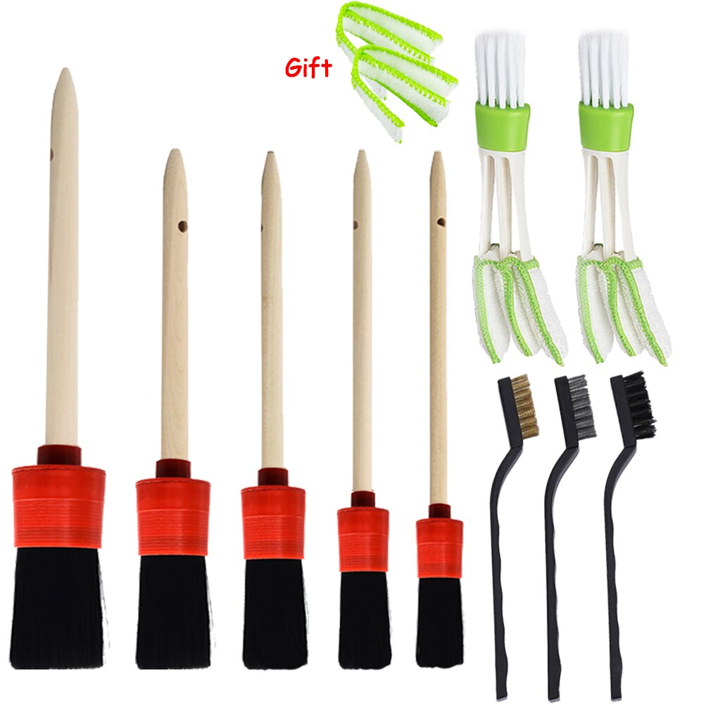 Car Detailing Brush Kit For Car Wheels Dashboard C... – Grandado