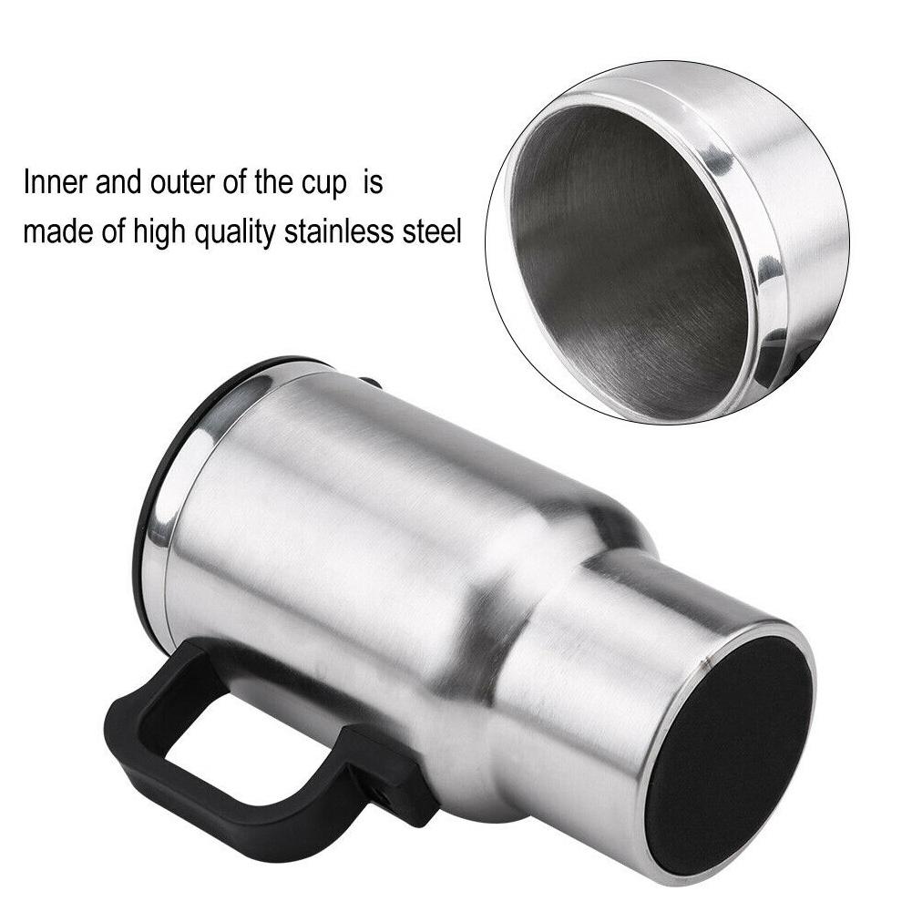 Car Heated Cup 500ML 12V Car Vehicle Heating Stain... – Grandado