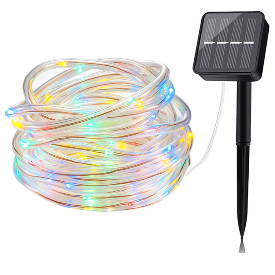 50/100 Leds Zonne-energie Touw Tube String Lights ... – Grandado
