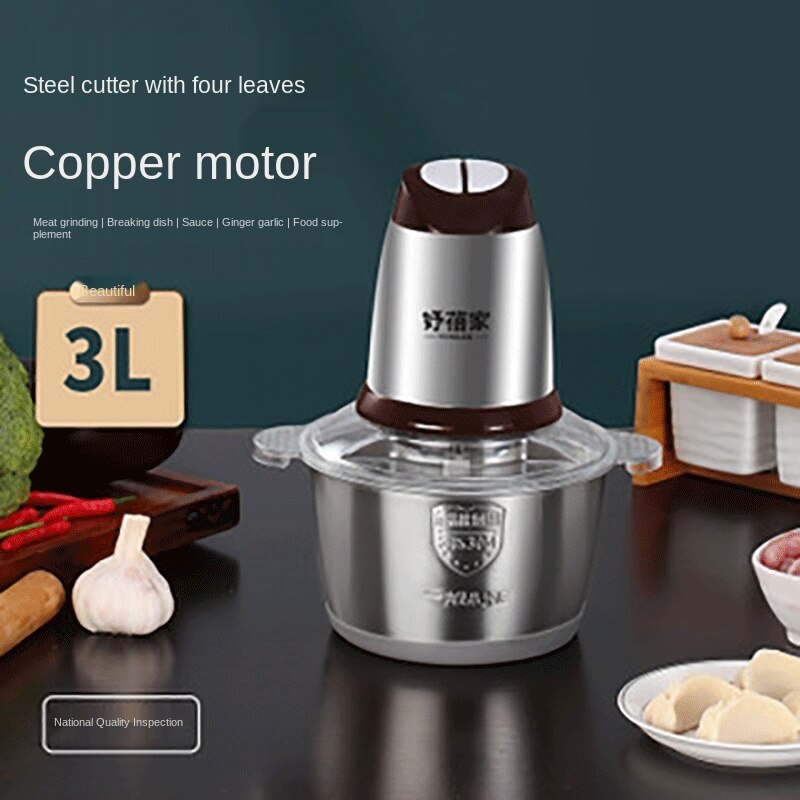 220V 3L high power electric meat grinder household... – Grandado