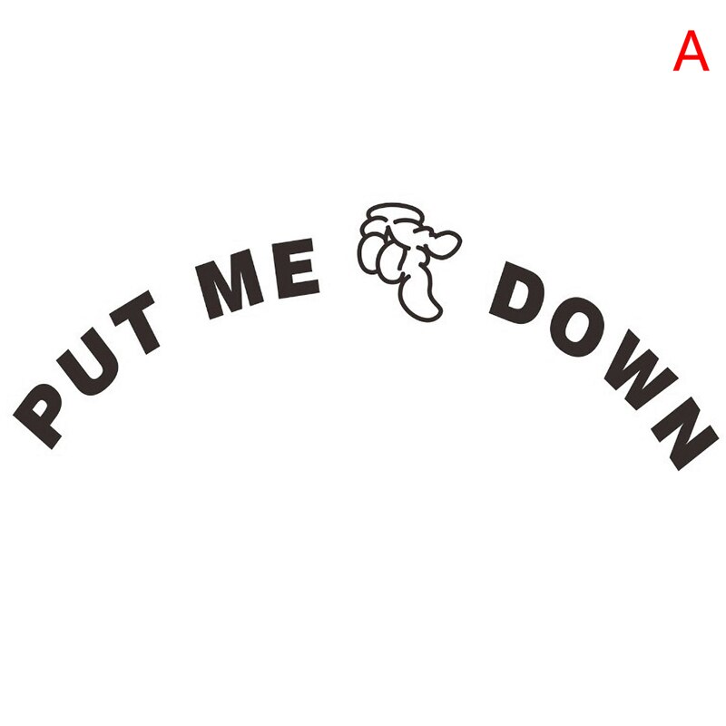 High Effective Gesture Hand Decal Funny Bathroom T... – Grandado