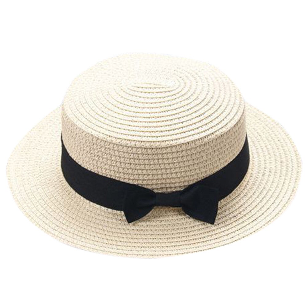 11 Colors Womens Mini Straw Boater Hat Fedora Casu... – Grandado