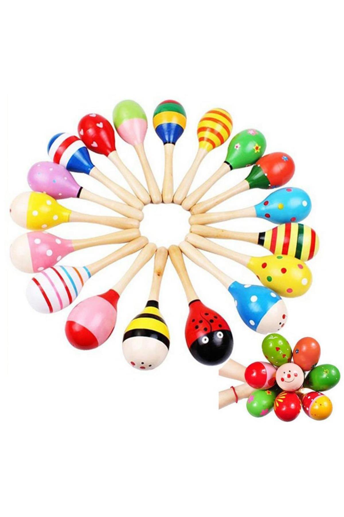 Colorful Wooden Maracas – Grandado