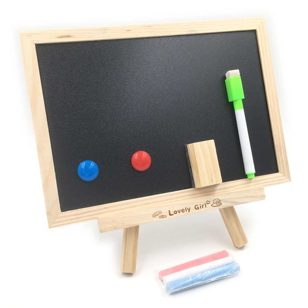 Log dobbeltsidet lille tavle whiteboard opslagstav... – Grandado