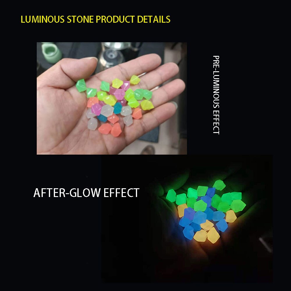 Luminous Stone Aquarium Decorative Stone Color Mix... – Vicedeal