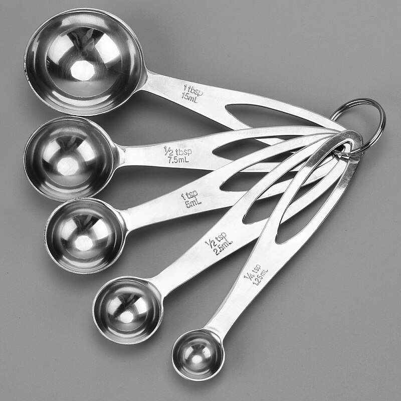 5Pcs Premium Stackable Kitchen Measuring Spoons Te... – Vicedeal