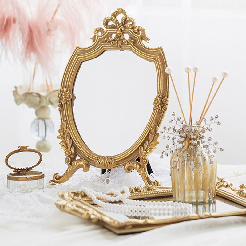 European-style French Cosmetic Mirror Desktop Mirr... – Vicedeal