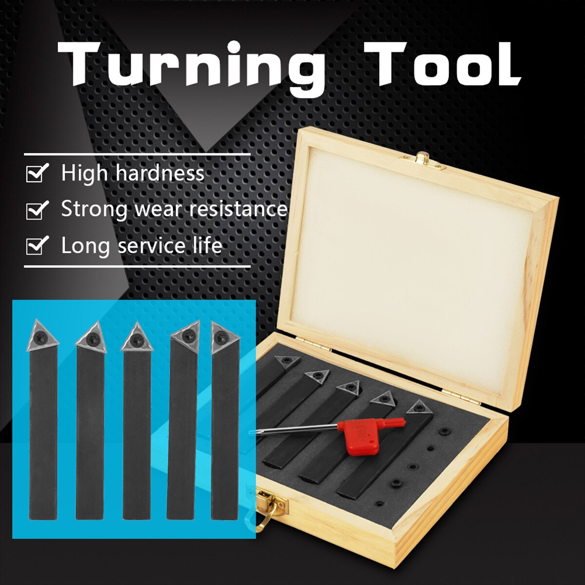 1/2 Inch Mini Indexable Carbide Lathe Turning Tool... – Grandado