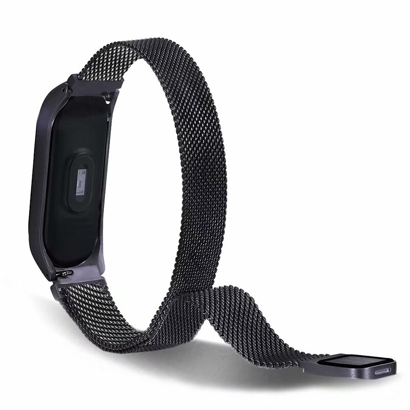 Mode Metalen Band Voor Xiao mi mi band 3 4 rvs arm... – Vicedeal