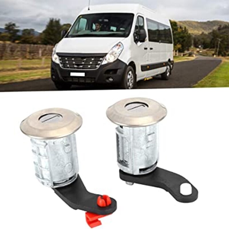Car Door Lock Barrel Set Door Lock Cylinder with 2... – Grandado
