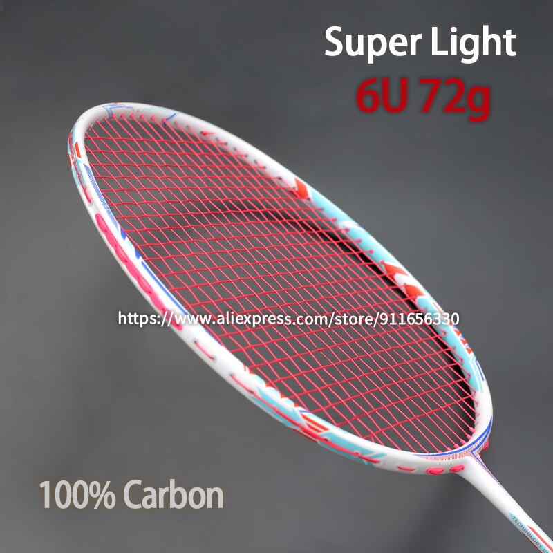 Ultra Light 6U 72G 22-30LBS Full Carbon Fiber Badm... – Grandado