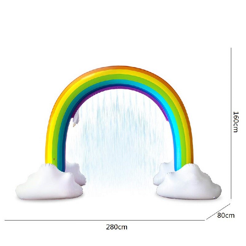 Summer Inflatable Rainbow Water Jet Arch Children'... – Vicedeal