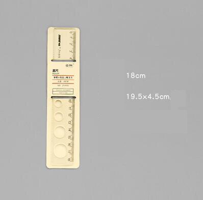 15/18/20cm Candy-colored plastic ruler Measuring S... – Grandado