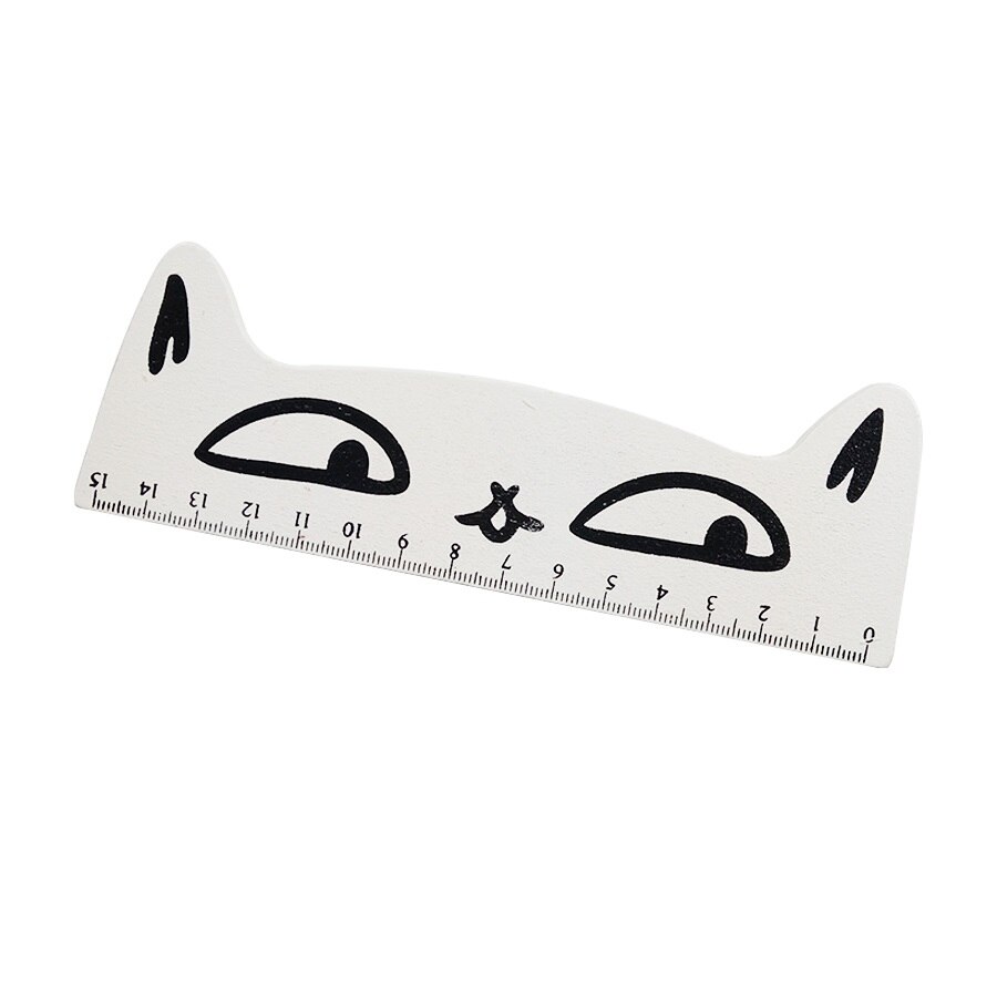 1Pcs/lot Cute Cat Wooden Straight Ruler Multi-func... – Grandado