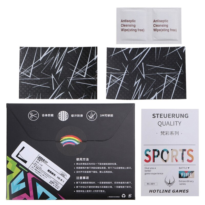 Black Mouse Skin Mouse Anti-slip Grip Tape DIY Ver... – Grandado