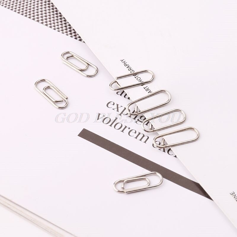 50PCS Small Mini Metal Paper Clips Bookmarks Photo... – Grandado