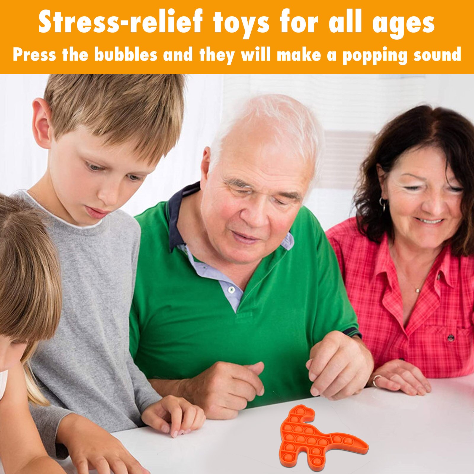 Cute Silicone Push Popping Bubble Sensory Toy Stre... – Grandado