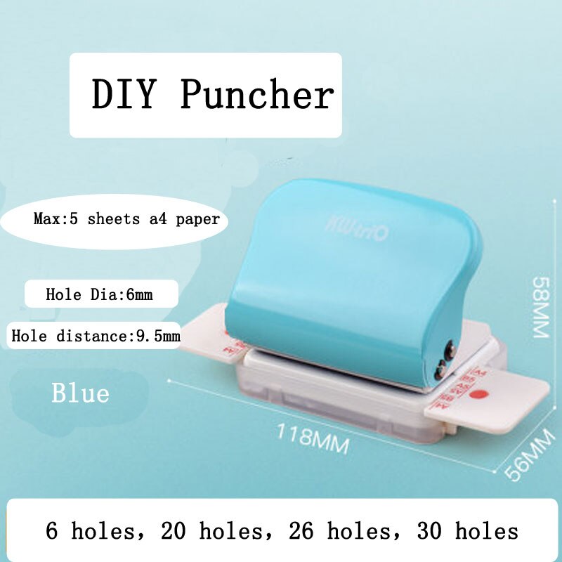 Yiwi A4(30 holes) B5(26 holes) A5（20 holes）DIY Hol... – Grandado