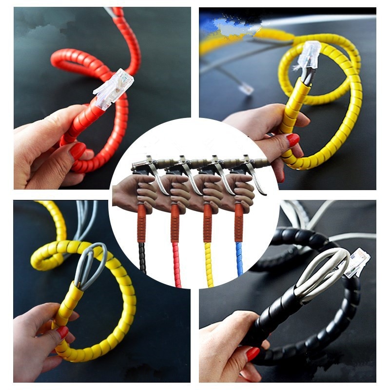 Spiral Wrap Hose Protector Anti-break Cable Wire O... – Grandado