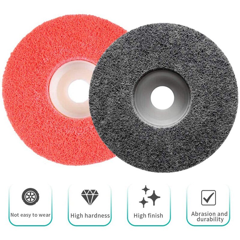 15 Pcs 4 Inch x 5/8 Inch Wheel Wool Wheels Nylon F... – Grandado