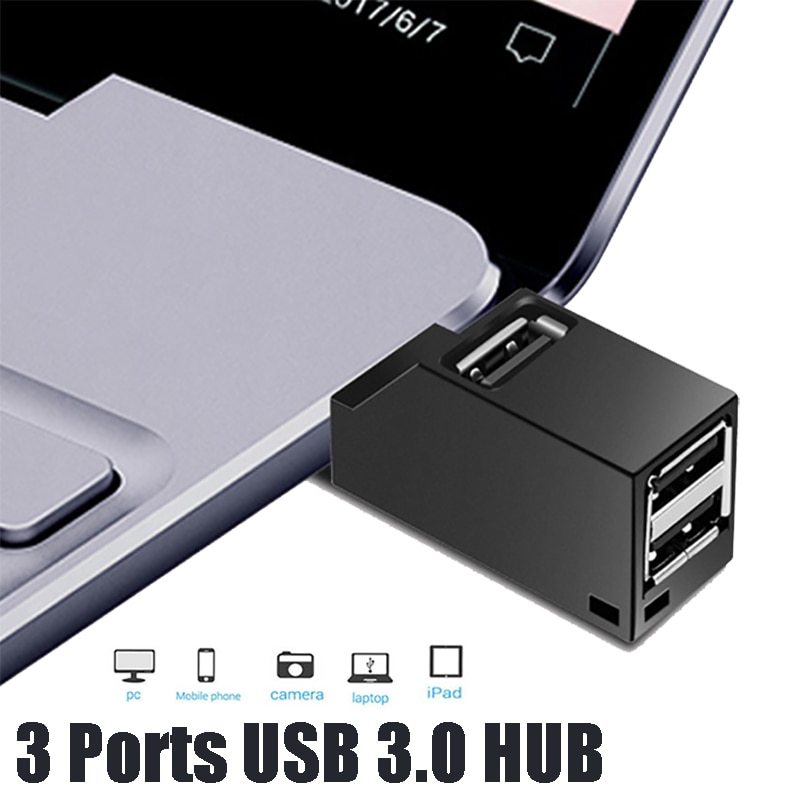 3 Port Usb Hub Mini Usb 2 0 3 0 High Speed Hub Spl Grandado