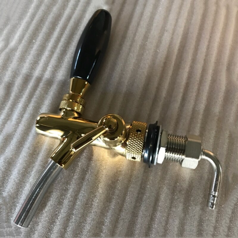 Draft Beer tap faucet, Adjustable Faucet with gold... – Vicedeal