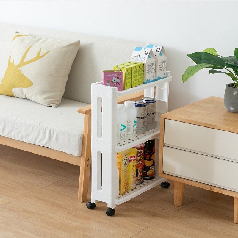 WBBOOMING Kitchen Storage Rack Fridge Side Shelf 3... – Grandado