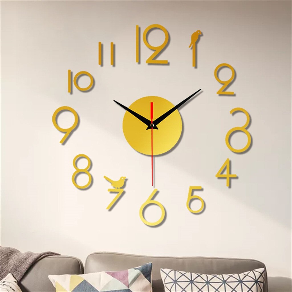 Household Living Room Mute Wall Clock Without Batt... – Grandado