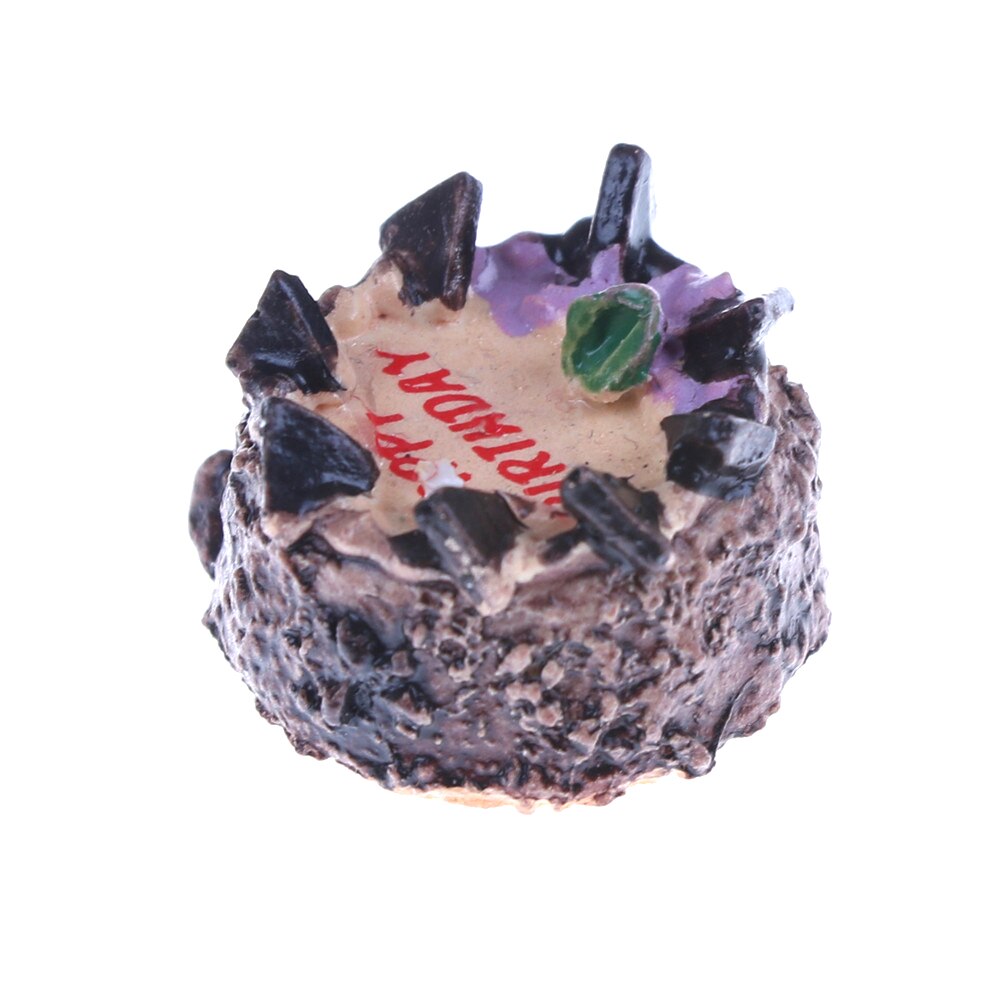 est 1:12 Scale Dollhouse Miniatures Chocolate Cake... – Grandado