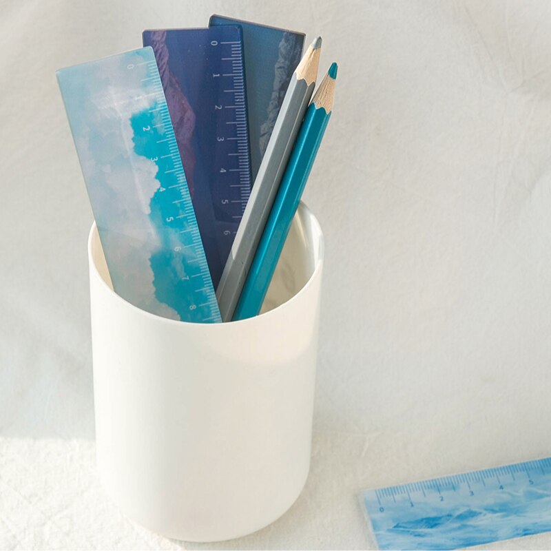 VanYi 15CM Landscape Kawaii Study Time Color Ruler... – Vicedeal