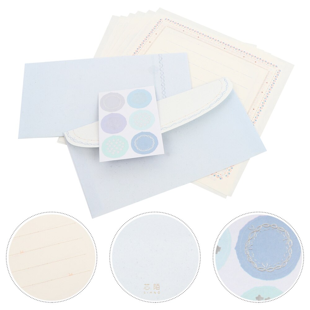 1 Set of Vintage Exquisite Letter Papers Stationer... – Vicedeal