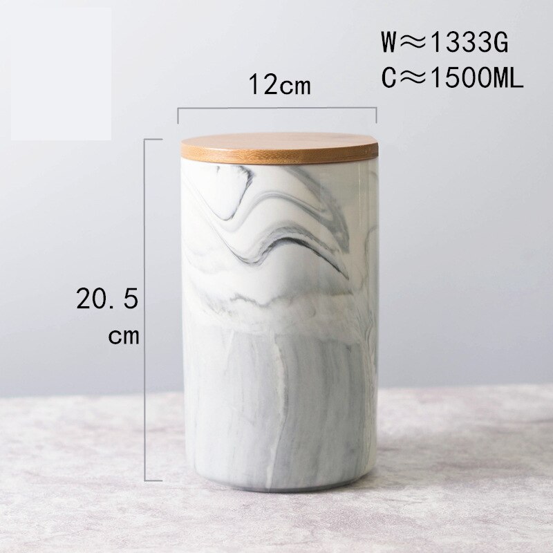 1 Pc Eenvoudige Seal Keramische Opslag Potten Spic... – Grandado