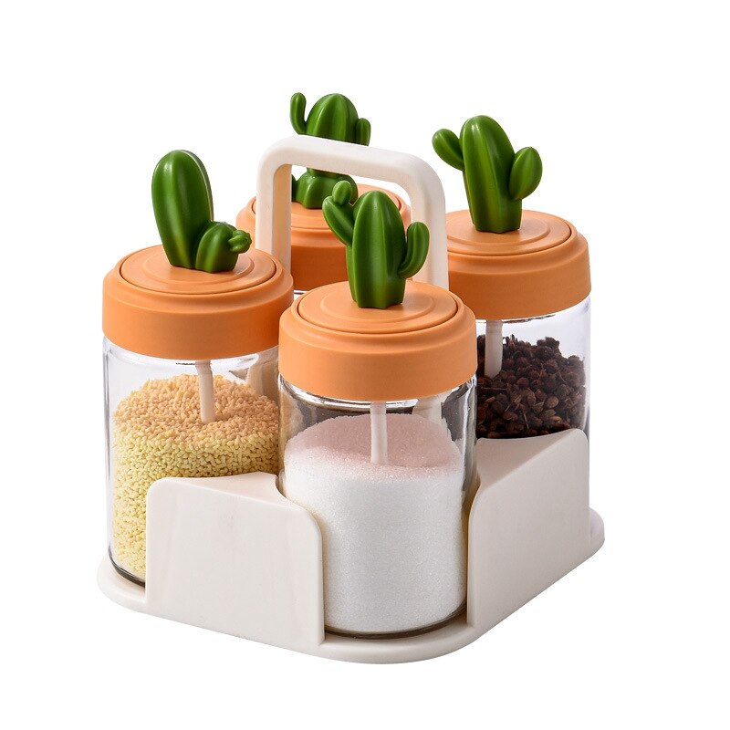 Kitchen Seasoning Box Household Sealed Cactus Seas... – Vicedeal