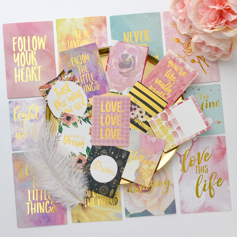 ZFPARTY 20Pcs Love Acid Free Colorful Paper Pocket... – Grandado