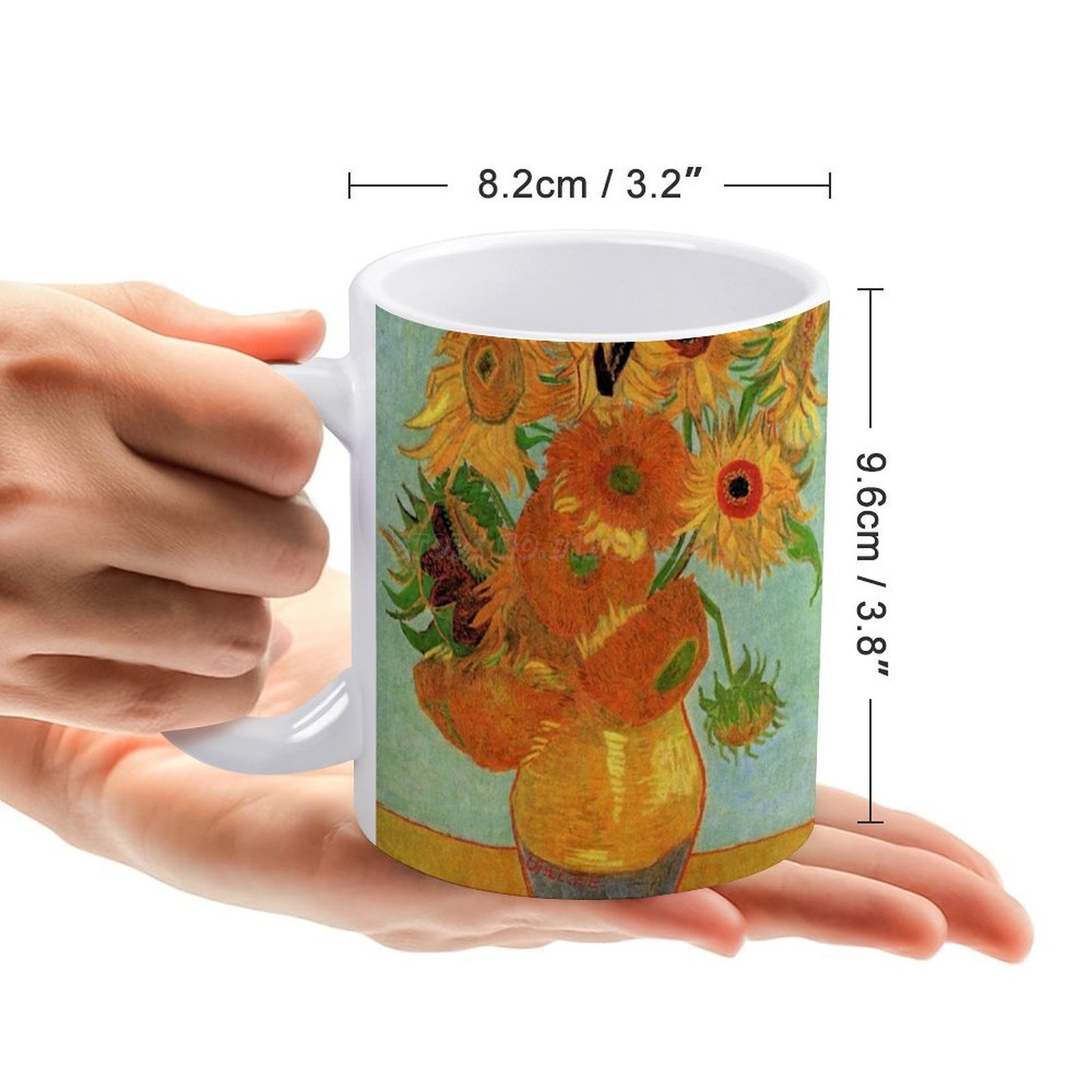 Vaas Met Twaalf Zonnebloemen, vincent Van Gogh Wit... – Grandado