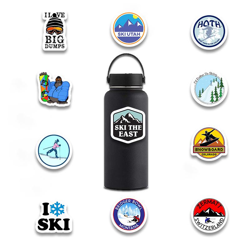 50PCS vsco Winter Ski Stickers Adventure Camping F... – Grandado