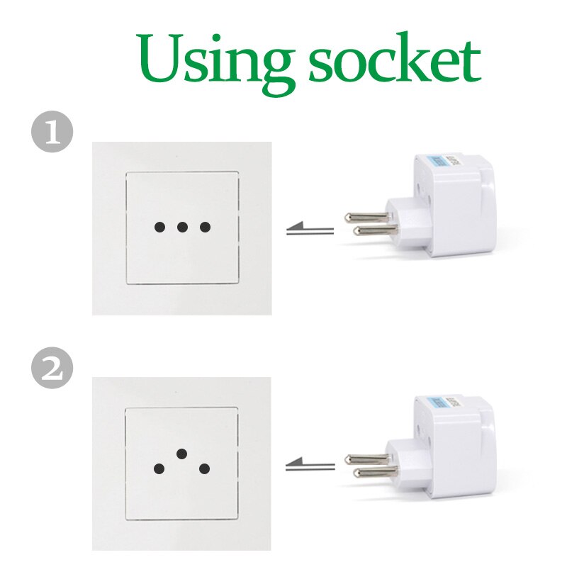 Italië Plug Adapter AC Power Converter Travel Wall... – Vicedeal