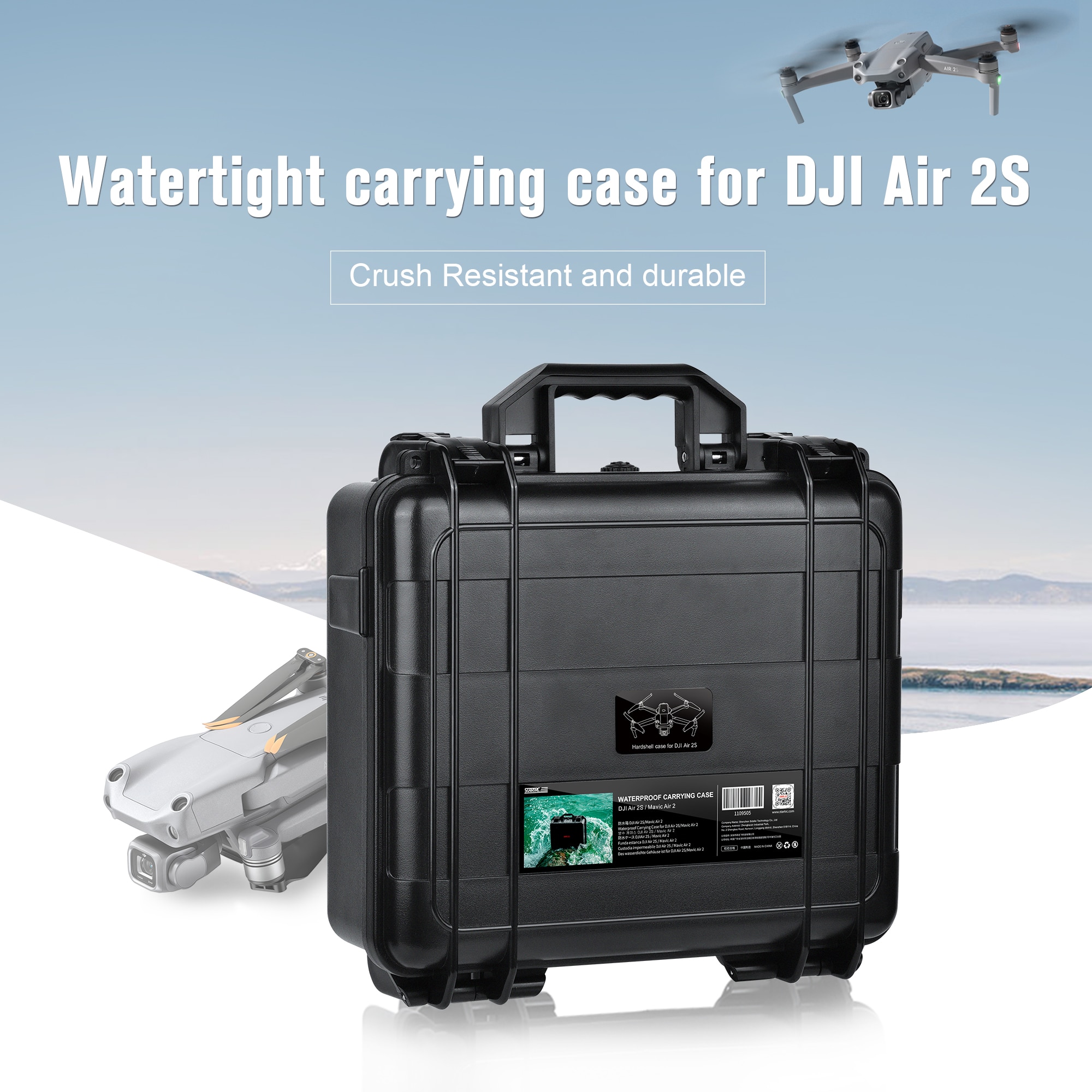 Air 2S Hard Shell Storage Carrying Case ABS Waterp... – Grandado