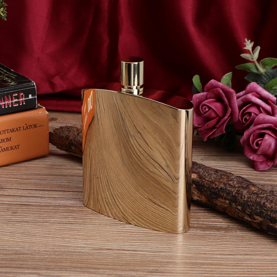 205ml Men's Jug Whiskey Wine Pot Flask Stainless S... – Vicedeal