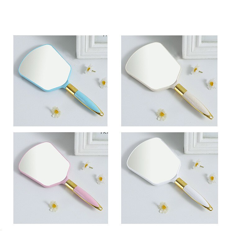 1pc Hand Hold Cosmetic Mirror with Handle for Cute... – Grandado